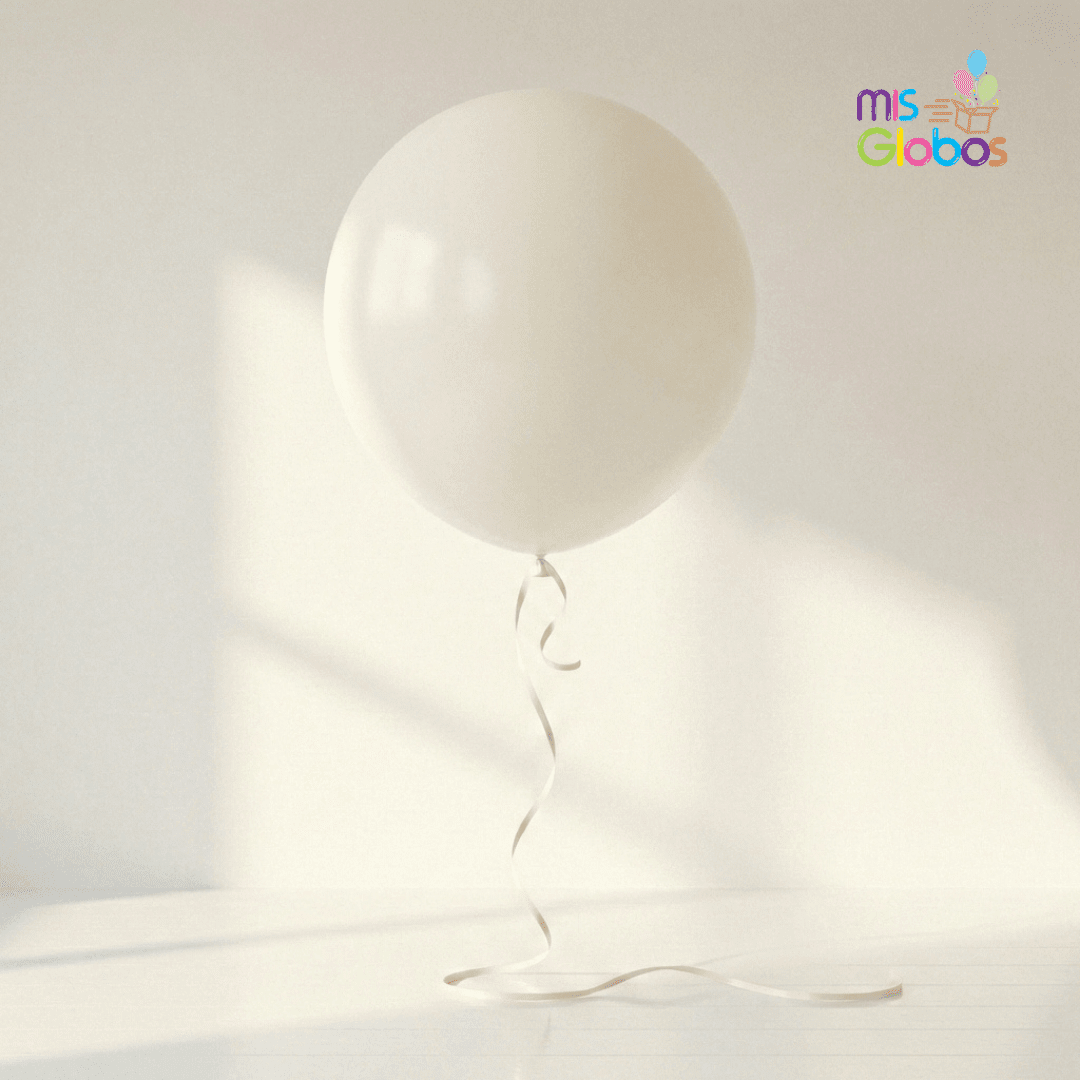 Globo GIGANTE Crema Pastel