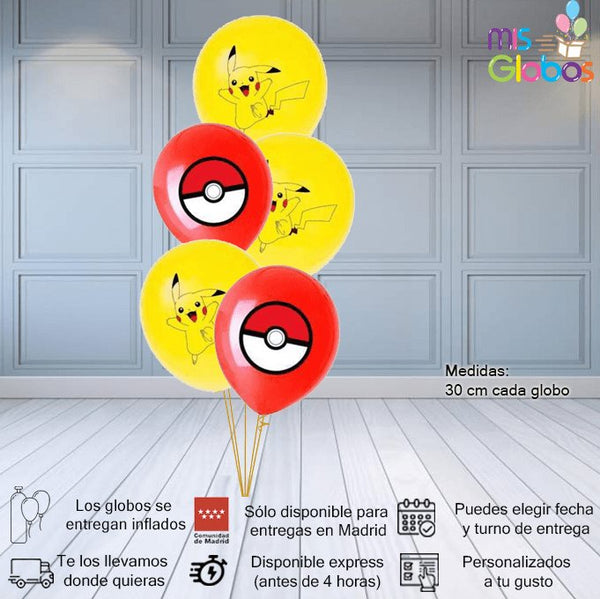 Globos de Látex Pokemon